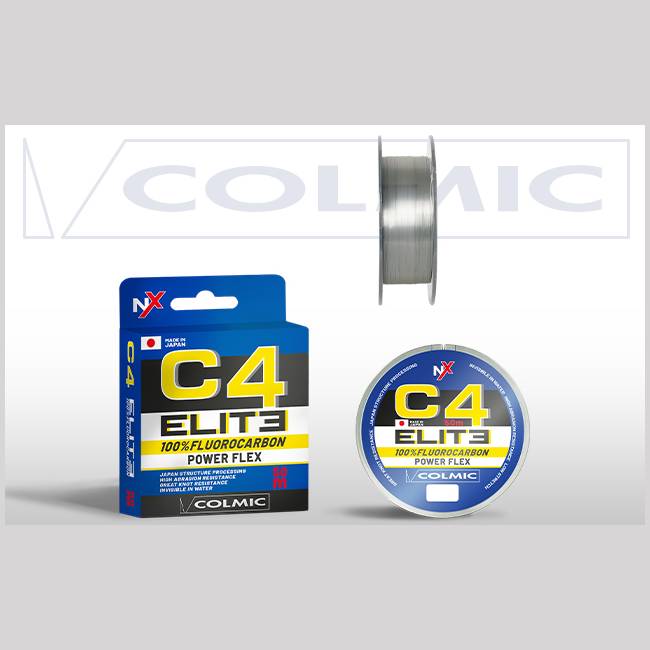 Fluorokarboninis valas COLMIC C4 ELITE 50mt - 0,101mm 1,19kg ...